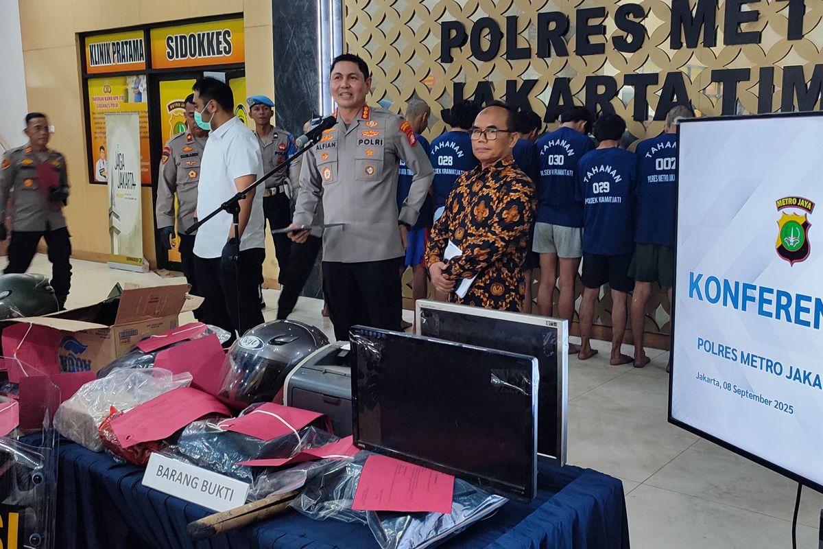 14 Pelaku Penyerangan Polres Jaktim Ditangkap, 4 di Antaranya Anak di ...