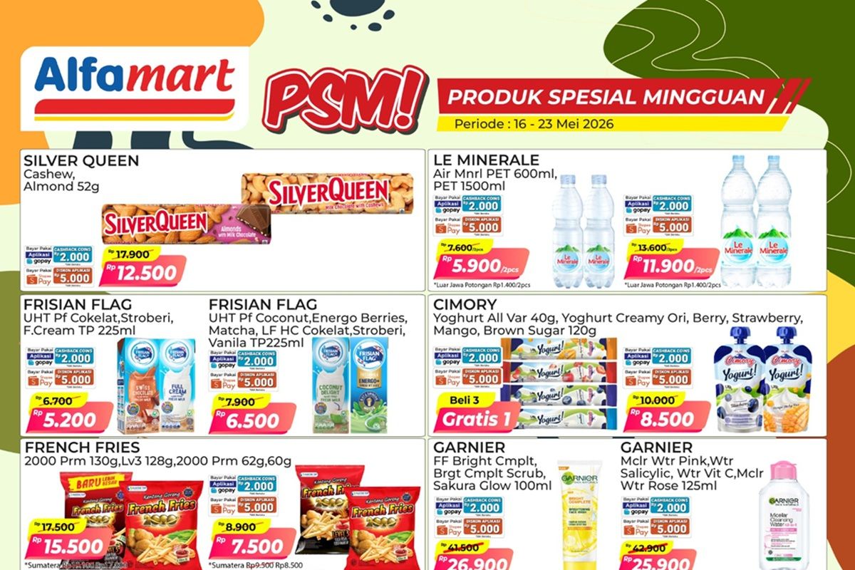 Promo Alfamart PSM 16-23 Mei 2026, Diskon Harga Sunlight dan Pepsodent
