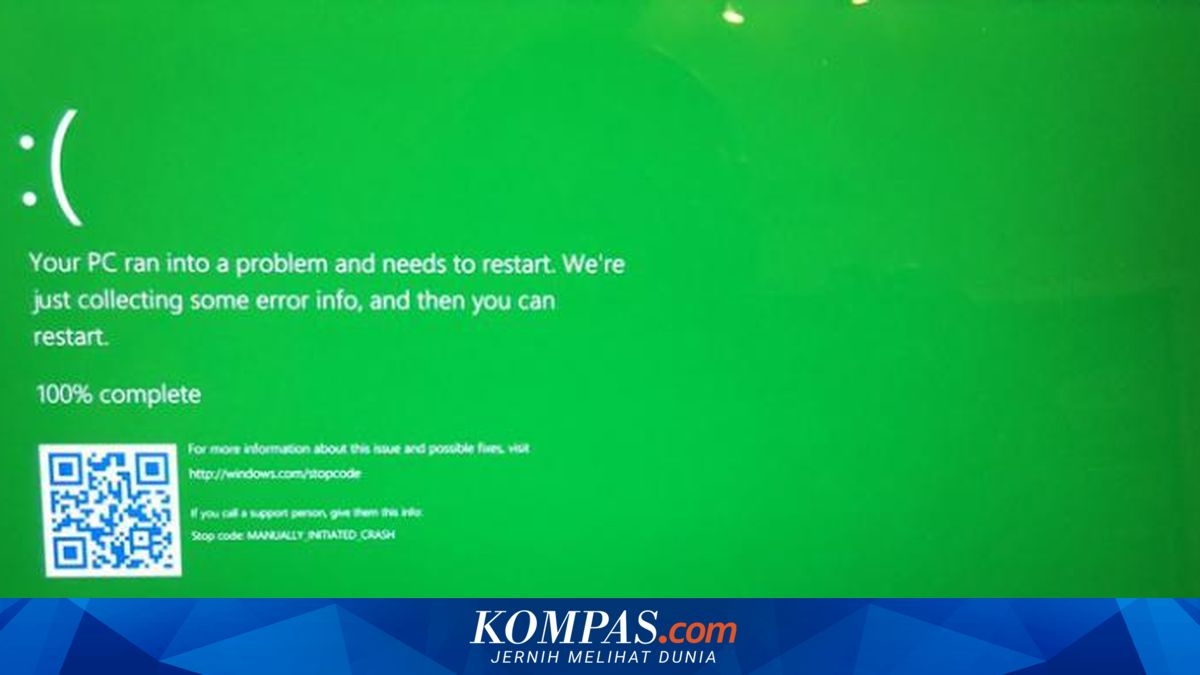 "Blue Screen" Khas Windows Bakal Diganti Hijau?