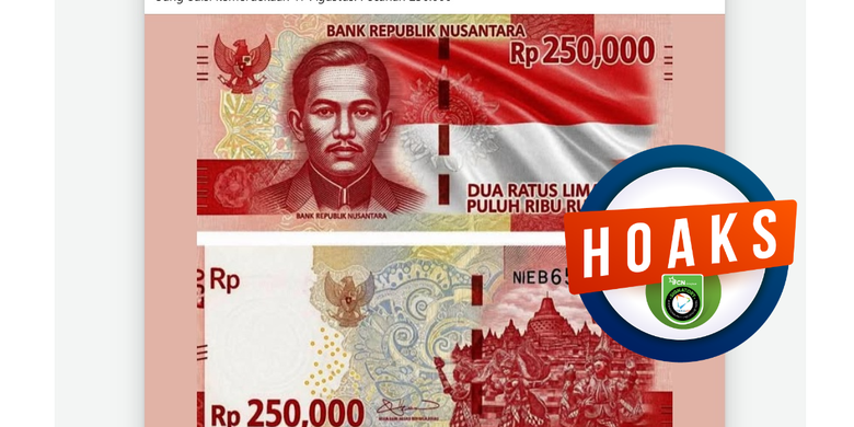 Heboh Uang Baru 2025 Pecahan Rp 250.000, Apa Kata Bank Indonesia?