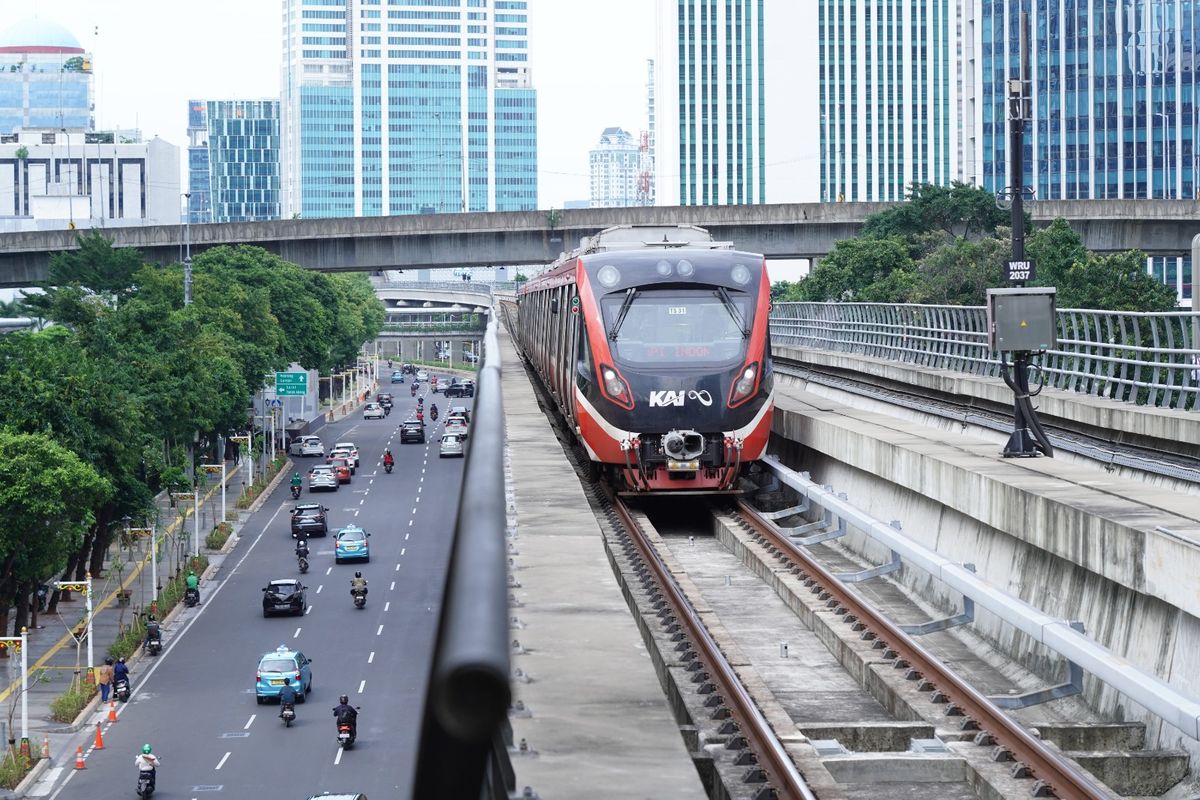 LRT Jabodebek Makin Diminati, Layani 2 Juta Pengguna Sepanjang April