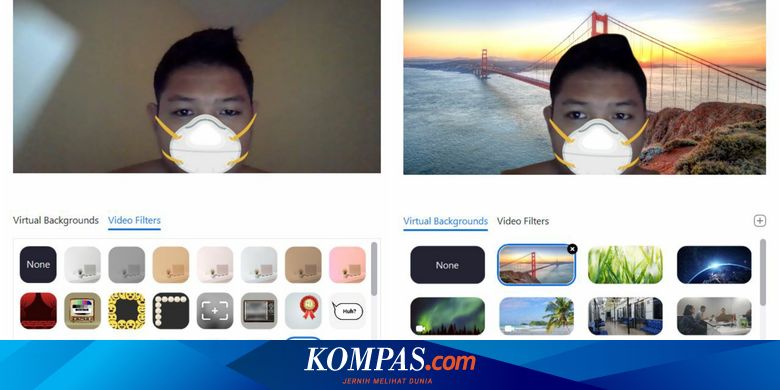 Zoom Versi PC Punya Filter Wajah Lucu, Begini Cara Pakainya