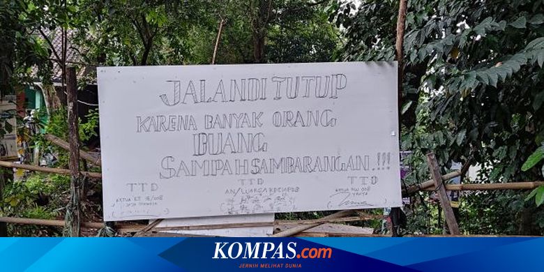 Gerah Lingkungan Jadi Tempat Buang Sampah Sembarangan, Warga di ...