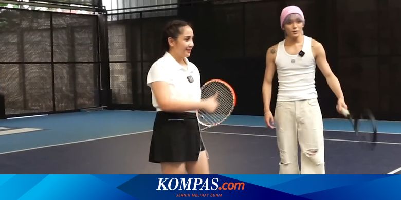 Bikin Iri NctZen, Nagita Slavina Main Tenis Bareng Taeyong NCT