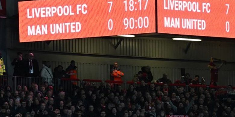 Liverpool Libas MU 7-0 di Anfield, Sejumlah Rekor Menakjubkan Tercipta
