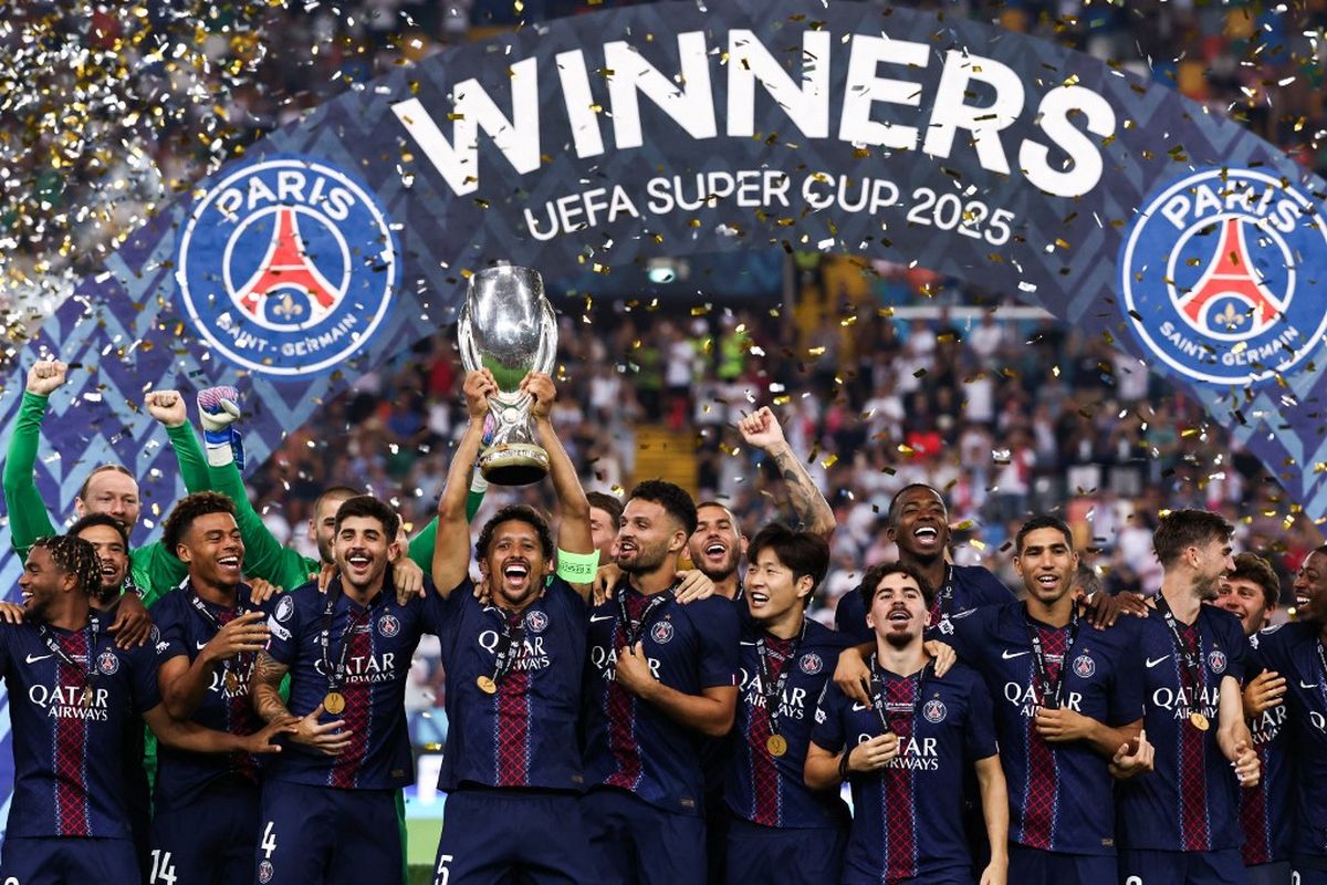 PSG Juara 2025, Berikut Daftar Juara Piala Super Eropa dari Masa ke Masa