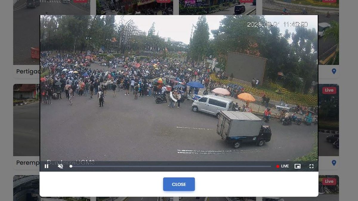 4 Link CCTV Jogja untuk Pantau Aksi Demo di Bundaran UGM dan Malioboro