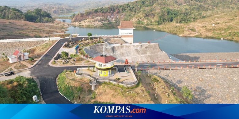 Siap Diresmikan, Bendungan Cipanas Telah Terisi Air 10 Persen