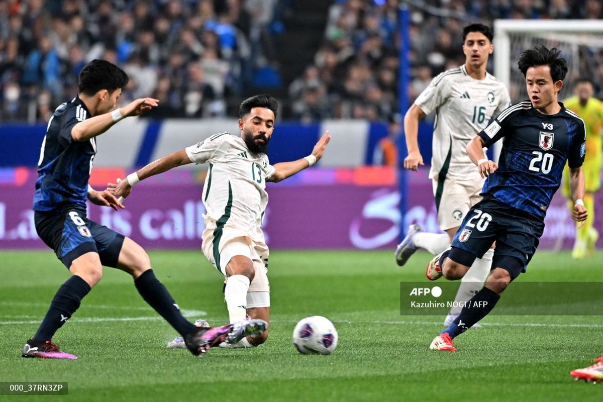 Hasil Jepang Vs Arab Saudi 0-0: The Green Falcons Bikin Buntu Samurai Biru