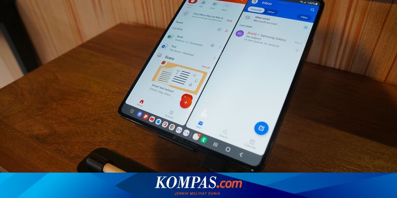 Taskbar Baru Samsung Galaxy Z Fold 4 Bikin Multitasking Semakin "Sat set"