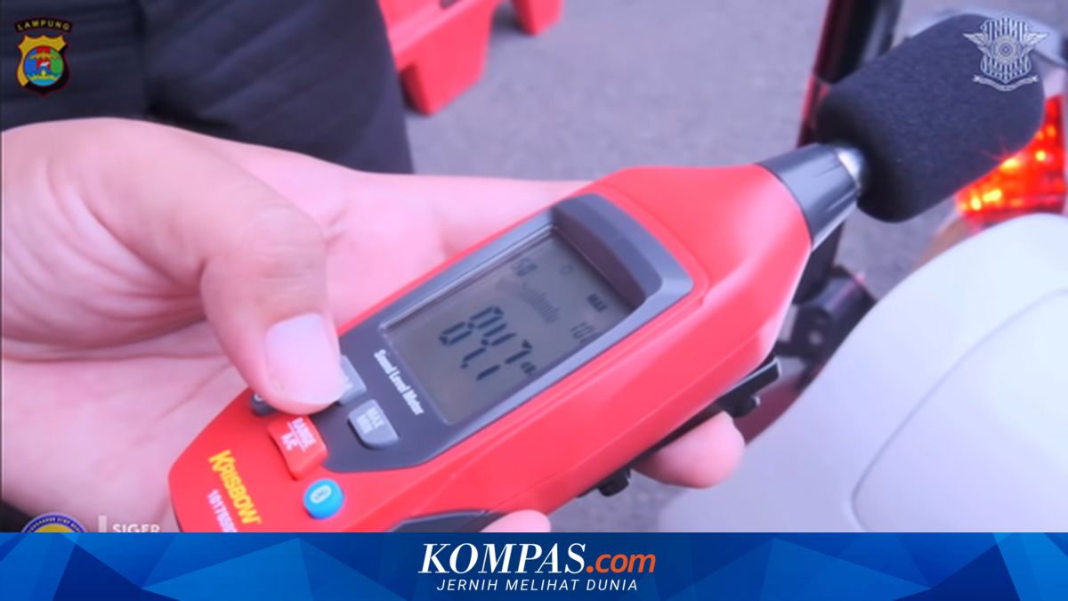 Polisi Pakai Alat Ukur Bising Knalpot, Bagaimana Metode yang Tepat?