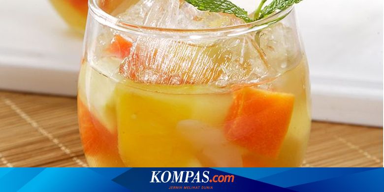 Resep Es Setup Nanas Pepaya, Baik untuk Pencernaan