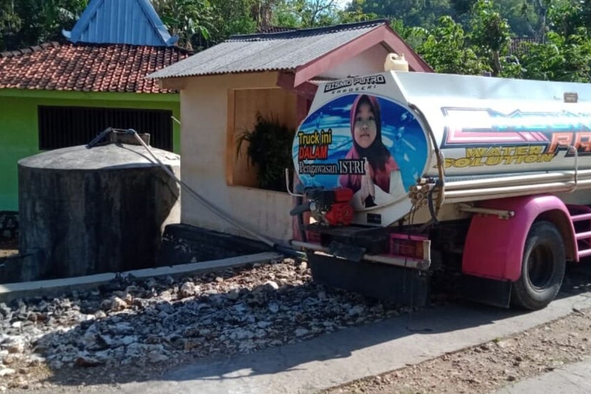 Kekeringan Gunungkidul Meluas, Pedagang Air Harus ke Wonogiri