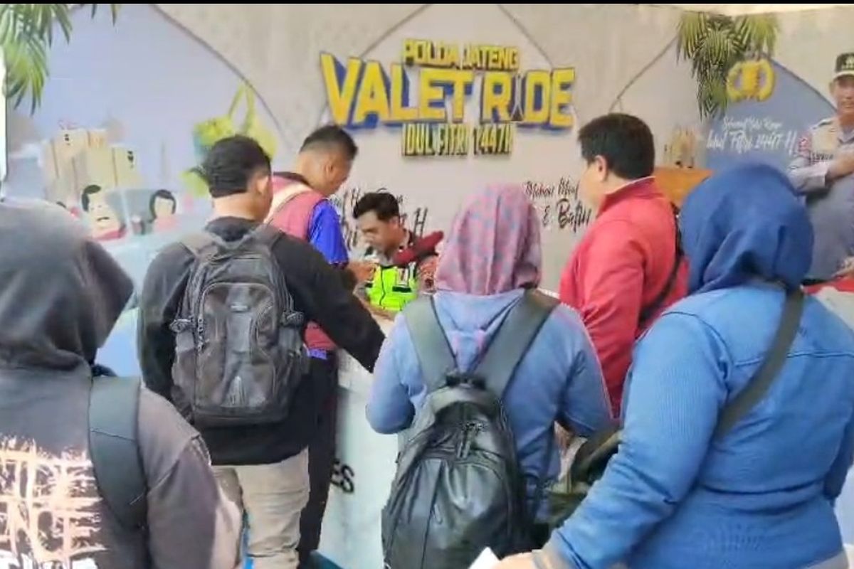 90 Pemudik Ikut Valet and Ride di Brebes: Lanjut Perjalanan Pakai Bus ...