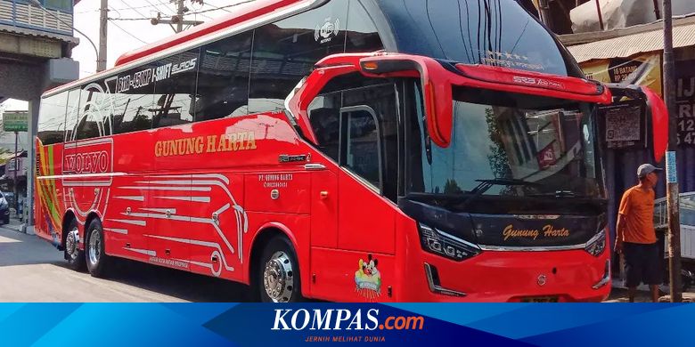 Bus Baru PO Gunung Harta Pakai Sasis Tronton Euro 5