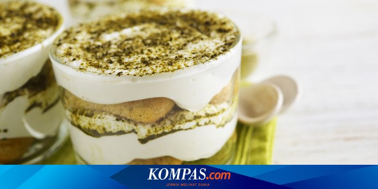 Resep Dessert Box Green Tea Tiramisu, Tidak Perlu Oven