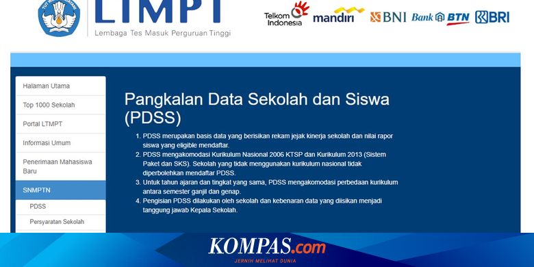 LTMPT: Ini 9 Tahapan Pengisian PDSS 2022