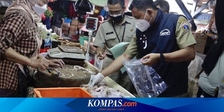 Sudin KPKP Jakarta Pusat Temukan Ikan Asin Berformalin dan Daging Busuk ...