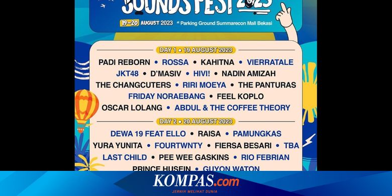 Daftar Lineup Soundsfest 2023