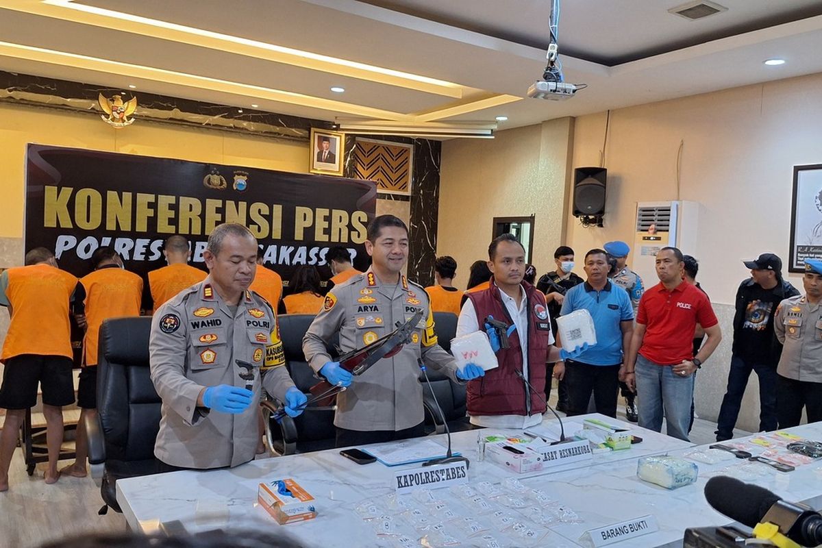 Satresnarkoba Bongkar Sarang Narkoba di Kampung Borta Sapiria Makassar