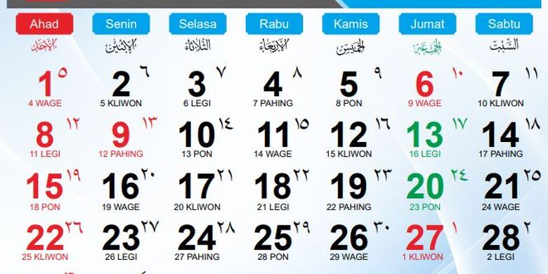 Kalender Juni 2025: Daftar Tanggal Merah Libur Nasional, Cuti Bersama ...