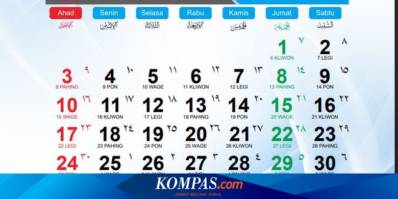 Kalender Tanggalan Jawa Agustus 2025, Lengkap dengan Pasaran