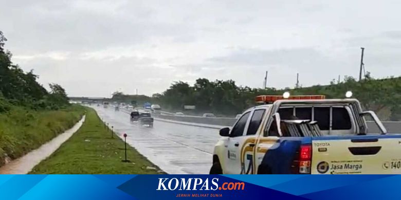 Sempat Tertutup Genangan Air, Km 368 Tol Semarang-Batang Sudah Bisa Dilewati
