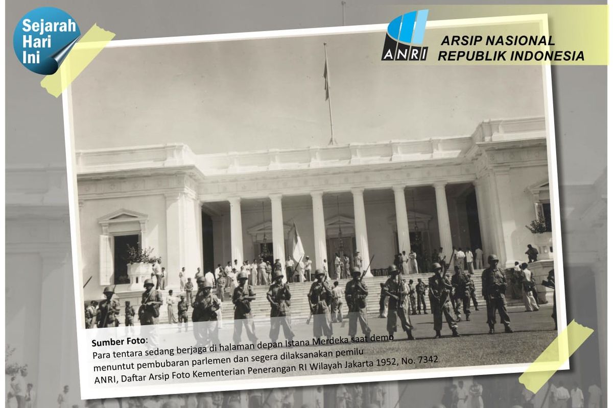 Kronologi Peristiwa 17 Oktober 1952