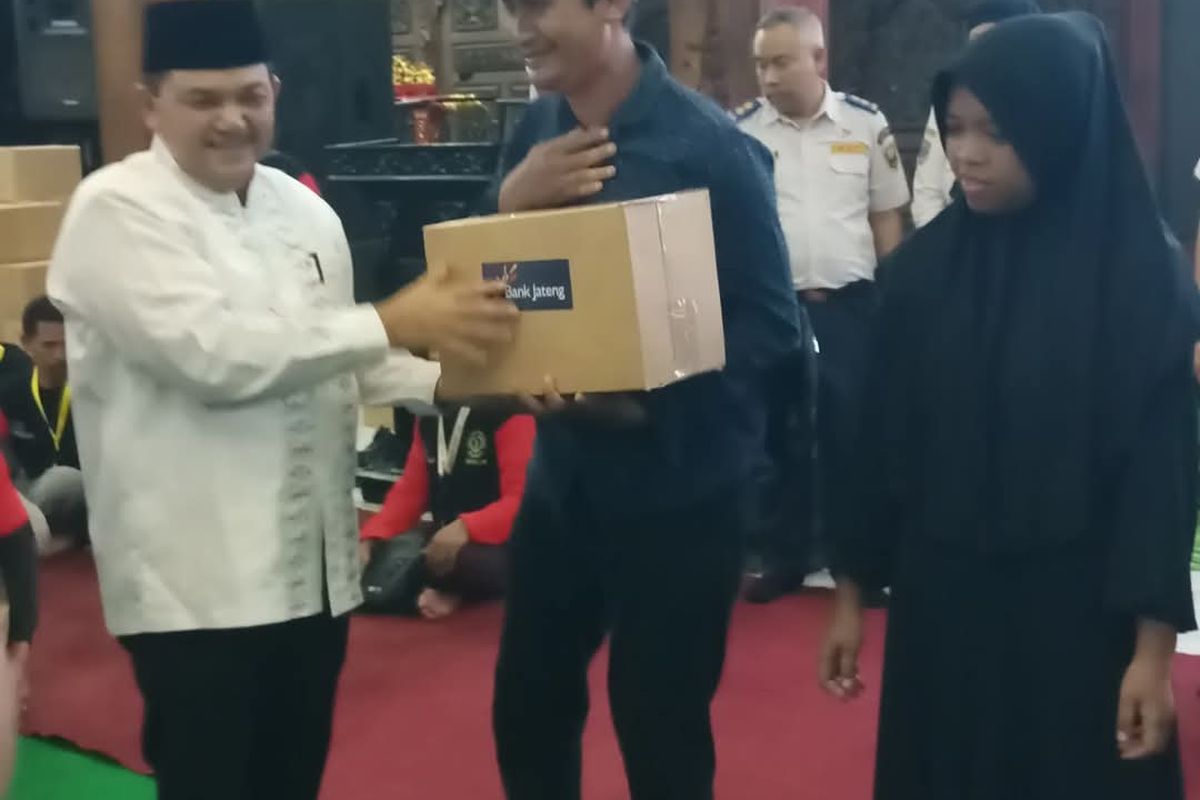 Peserta Mudik Gratis Tiba di Kabupaten Semarang, Wajah Lelah Berubah Jadi Ceria