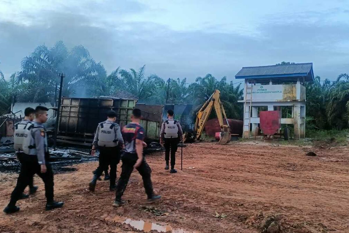 Kondisi Pasca-Pembakaran Pabrik Sawit di Way Kanan, Tokoh Adat Bantu ...
