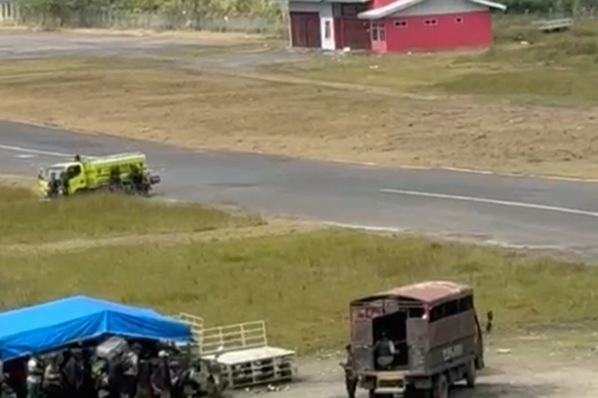 Insiden 4 Kali Penembakan di Bandara Sugapa Intan Jaya, Satgas Damai ...