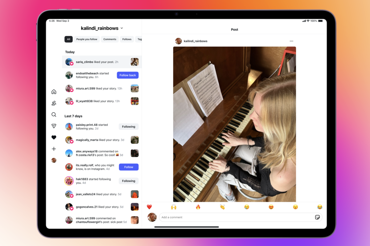 Aplikasi Instagram Khusus iPad Akhirnya Rilis Setelah 15 Tahun