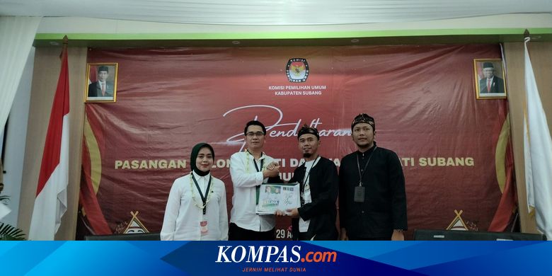 Pilkada Subang, Asep Rochman Dimyati-Lina Marliana Daftar Pertama ke KPU