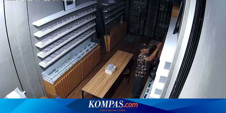 Toko Kacamata di Pamulang Dibobol Maling, Ratusan "Frame" Raib