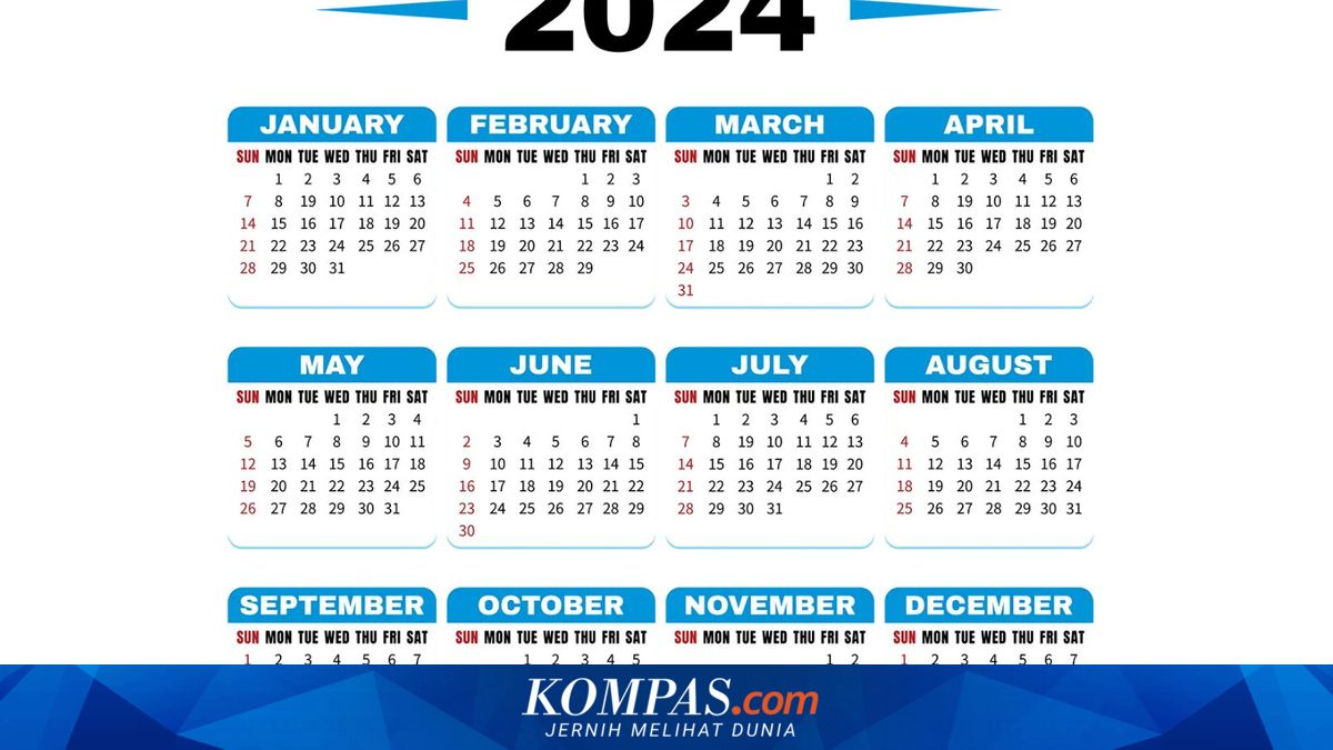 50 Link Download Kalender 2024, Lengkap dengan Hari Libur Nasional dan ...
