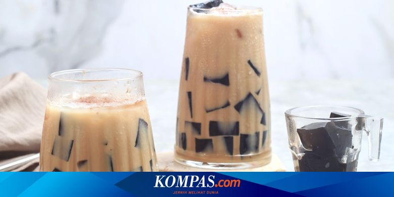 Resep Es Cappucino Cincau Pakai Boba, Ide Jualan Depan Rumah