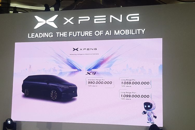 Harga Resmi Xpeng G6 dan X9 di Indonesia, mulai Rp 599 Juta