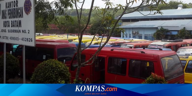 Protes Penambahan Rute Bus, Angkot di Batam Mogok