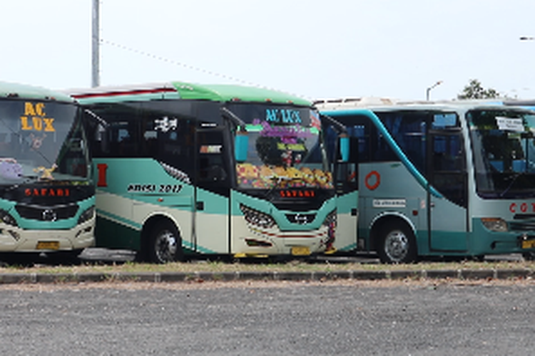Razia di Terminal Bayangan Terboyo Semarang, 6 Bus Diamankan