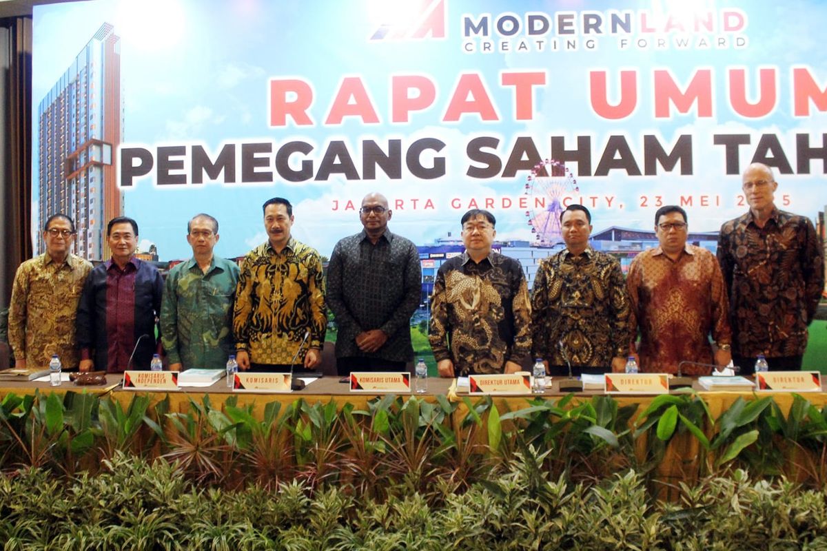 Modernland Rombak Jajaran Komisaris, Ini Susunannya