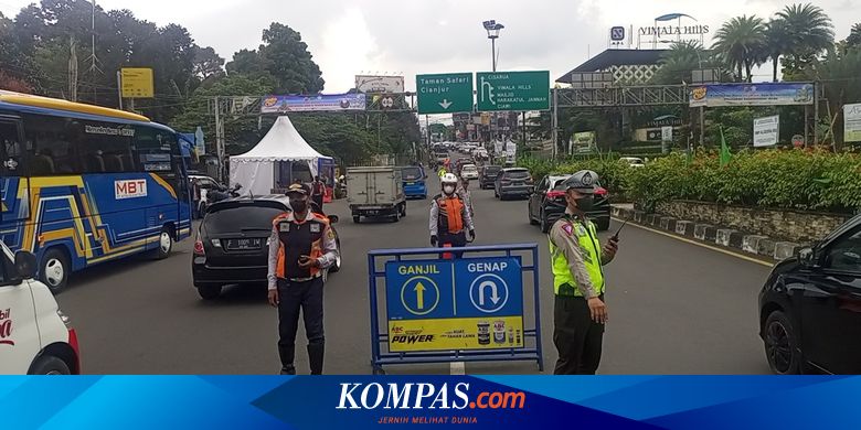 Catat, Jadwal Ganjil Genap Jalur Puncak Hari Ini