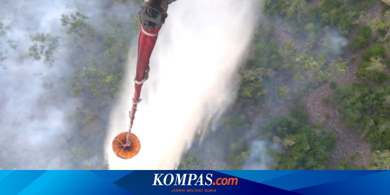 Cegah Karhutla, BPBD Sumsel Siagakan 6 Unit Helikopter "Water Bombing"