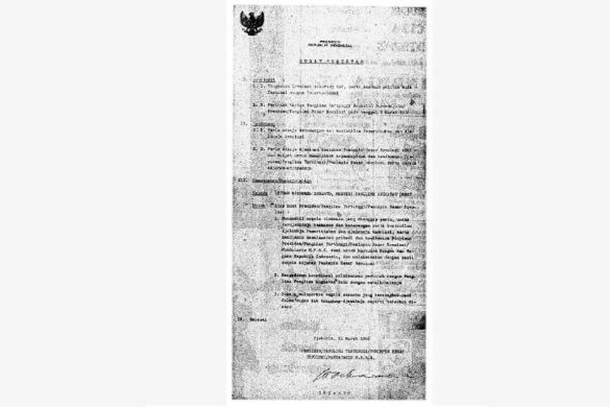 Supersemar: Latar Belakang, Isi, dan Tujuan