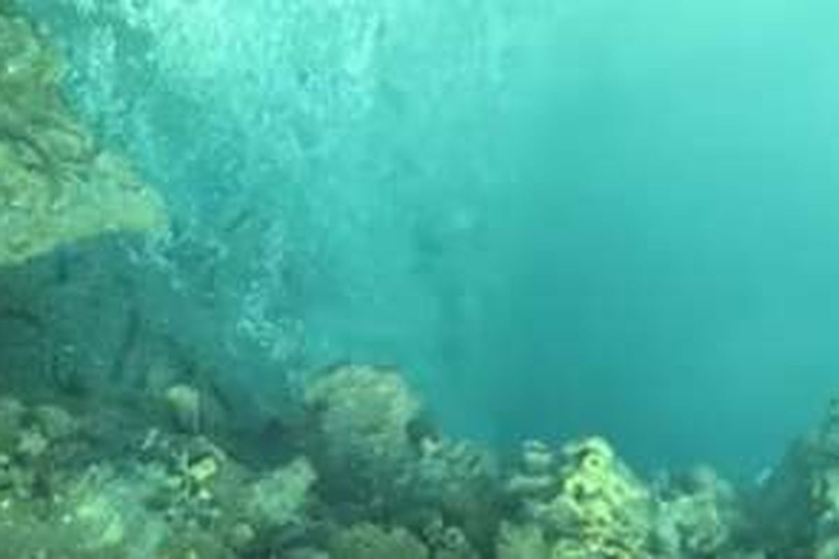 Fenomena Ledakan di Bawah Laut Sebabkan Lubang di Siau