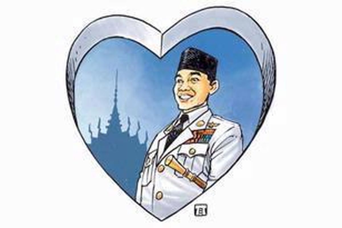 Patung Bung Karno dan Jatuh Cinta