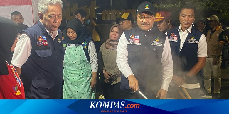 Mensos Gus Ipul Kunjungi Tenda Darurat dan Pengungsian Korban Banjir Bekasi