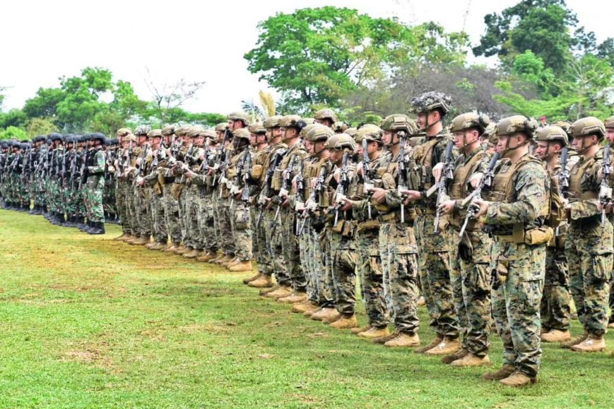 Korps Marinir TNI AL dan AS Gelar Latihan Bersama, Fokus Pertahanan ...