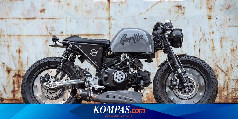 Honda Monkey 125, Cafe Racer untuk Pajangan Toko