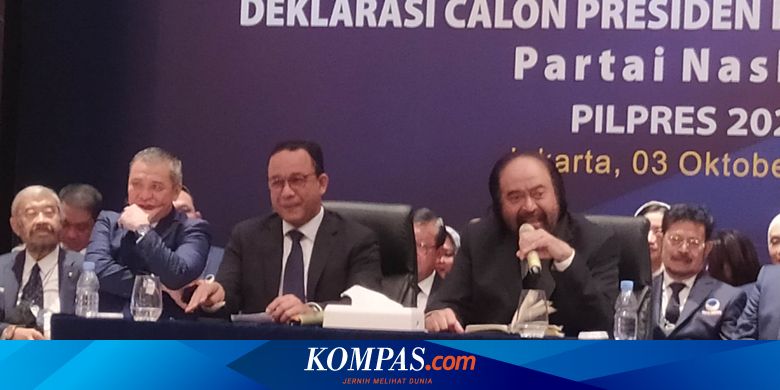 Berita Harian Capres Pilihan Nasdem 2024 Terbaru Hari Ini - Kompas.com