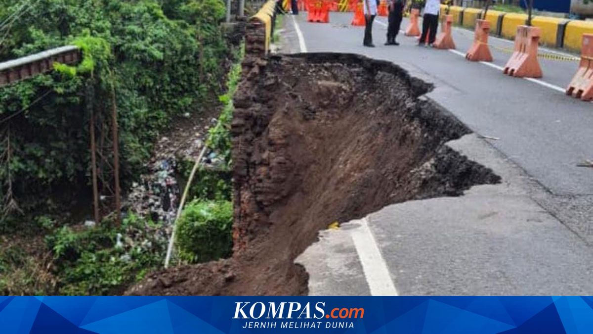 Jembatan Sentong Bondowoso Ambrol, Akses Utama Menuju Jember Putus